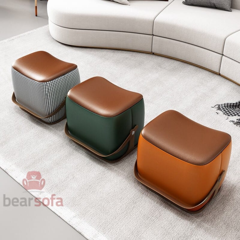 91 Mẫu ghế đôn sofa, ghế đôn tròn, ghế đôn dài đẹp, độc đáo, hiện đại
